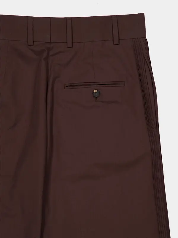 FERRAGAMO Espresso Tailored Trousers