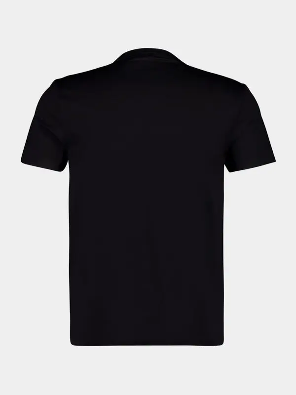 Prada Short-sleeved Cotton Pullover - Black