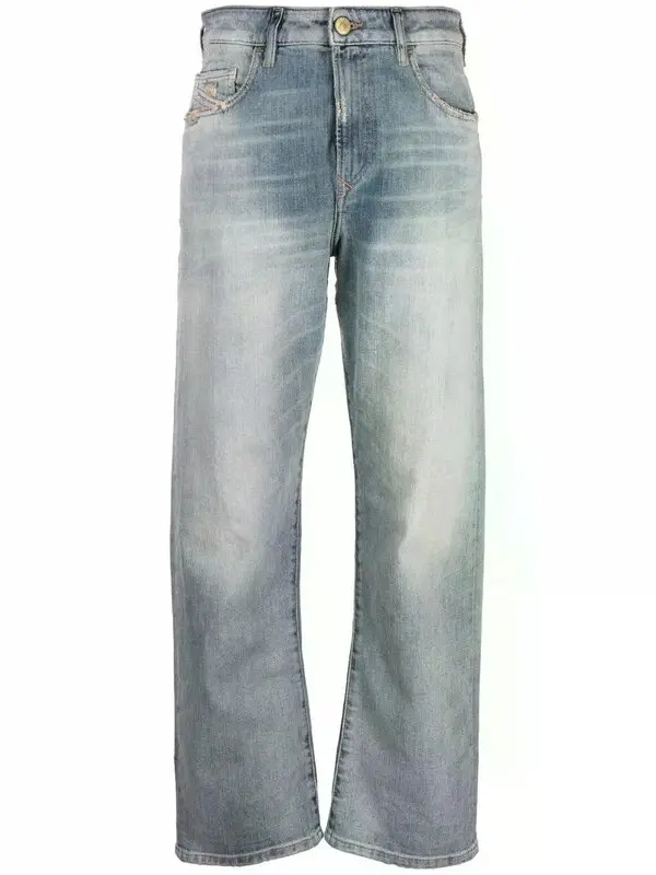 DIESEL® D-reggy Straight-leg Crop Jeans