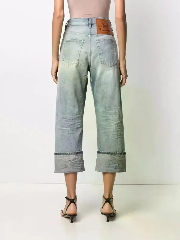 DIESEL® D-reggy Straight-leg Crop Jeans
