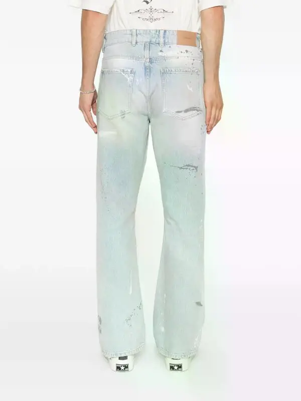 REPRESENT Paint-splatter Distressed Jeans