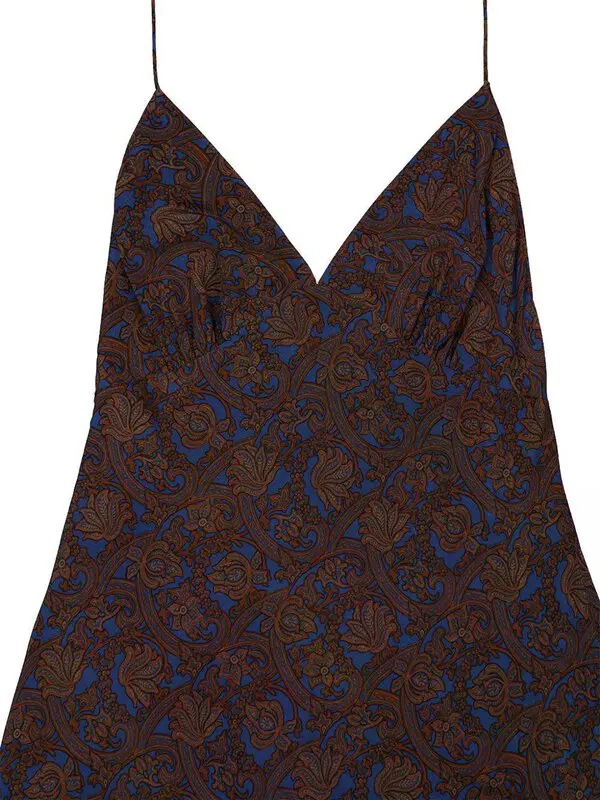 Matteau Low-back Halter Silk Maxi Dress