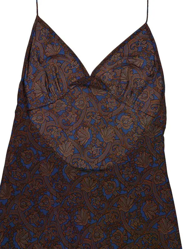 Matteau Low-back Halter Silk Maxi Dress