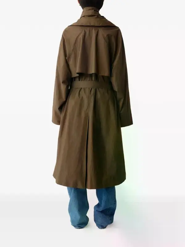 Calvin Klein Belted Storm-flap Trench Coat