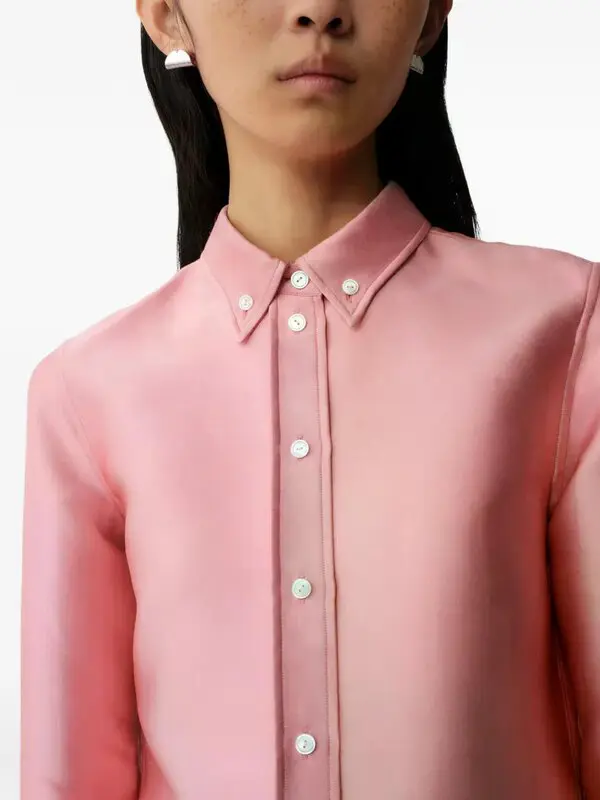 Calvin Klein Satin Button-down Shirt