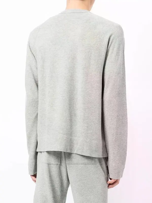 JAMES PERSE Crew Neck Fleece Sweatshirt