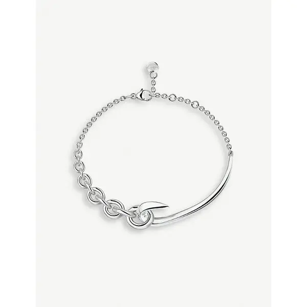 SHAUN LEANE Sterling Hook Chain Bracelet - Silver