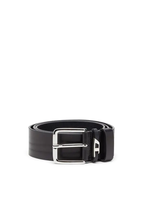 DIESEL® 4 Cm Crinkle Leather Belt