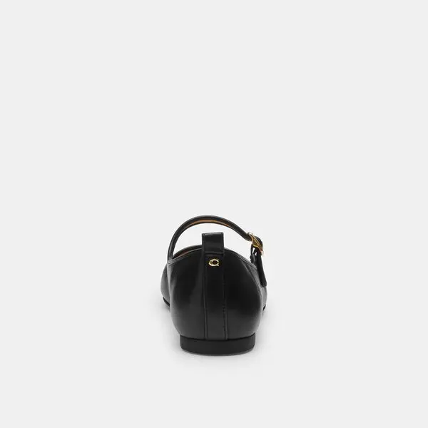 COACH OUTLET Coach Mary Jane Flats With Buckle Detail