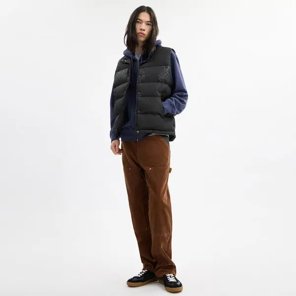 COACH OUTLET Coach Reversible Colorblock Puffer Vest