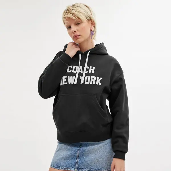 COACH OUTLET Hoodie Sweatshirt - Black