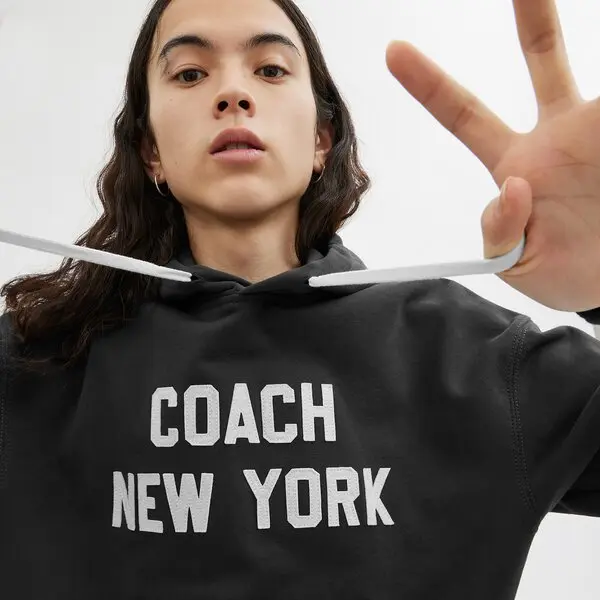 COACH OUTLET Hoodie Sweatshirt - Black