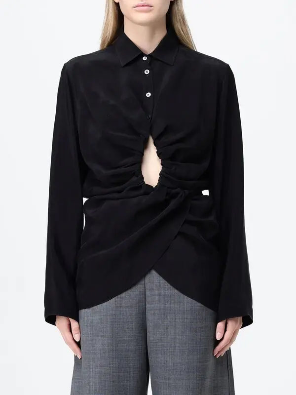 MAISON MARGIELA Cupro Shirt - Black