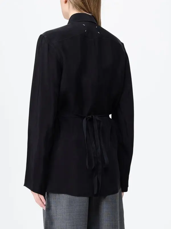 MAISON MARGIELA Cupro Shirt - Black