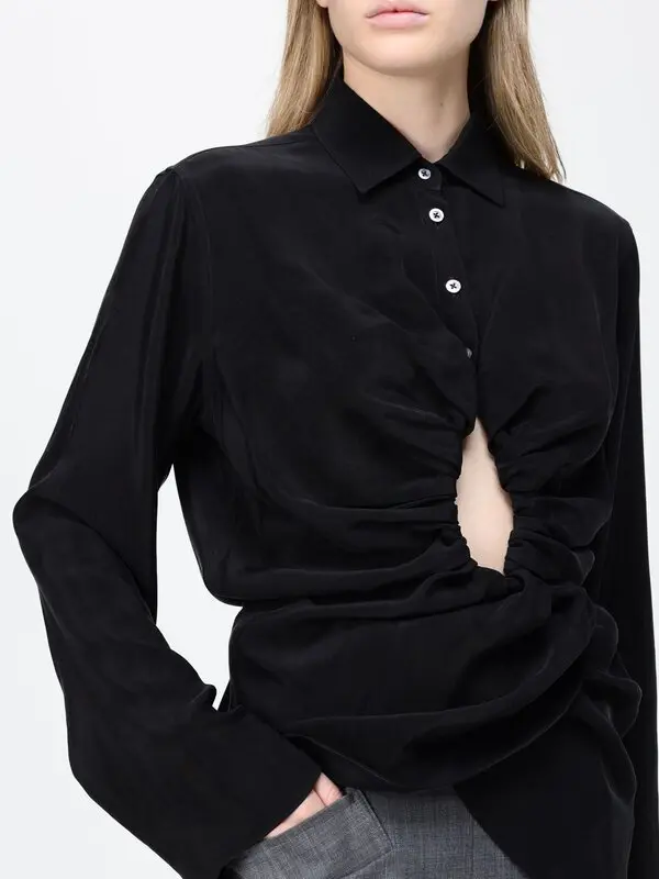 MAISON MARGIELA Cupro Shirt - Black