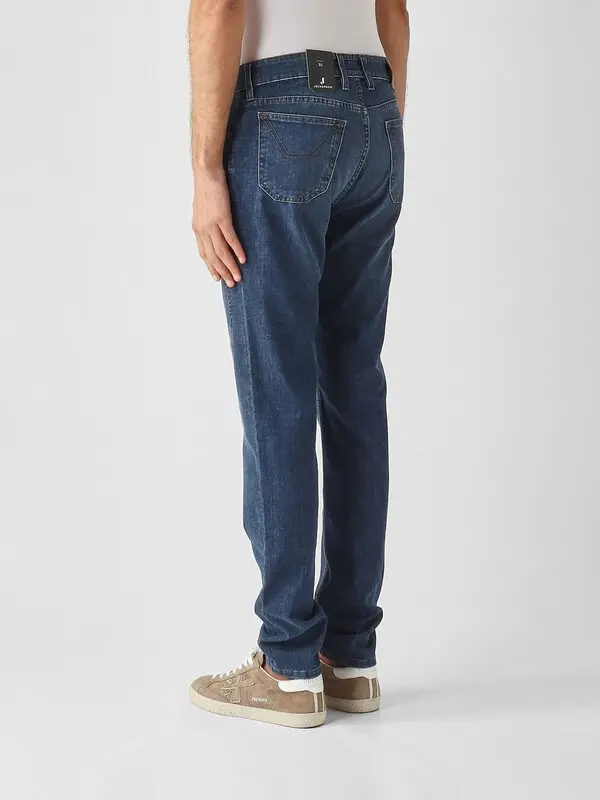 JECKERSON Slim Fit Stretch Denim Jeans - Blue 3