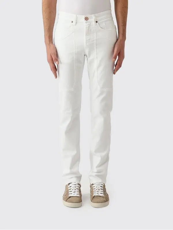 JECKERSON Slim Fit Stretch Denim Jeans - White