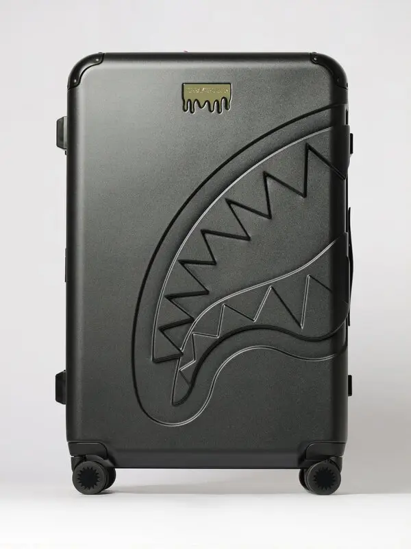 SPRAYGROUND Polycarbonate Trolley With Embossed Logo - Black