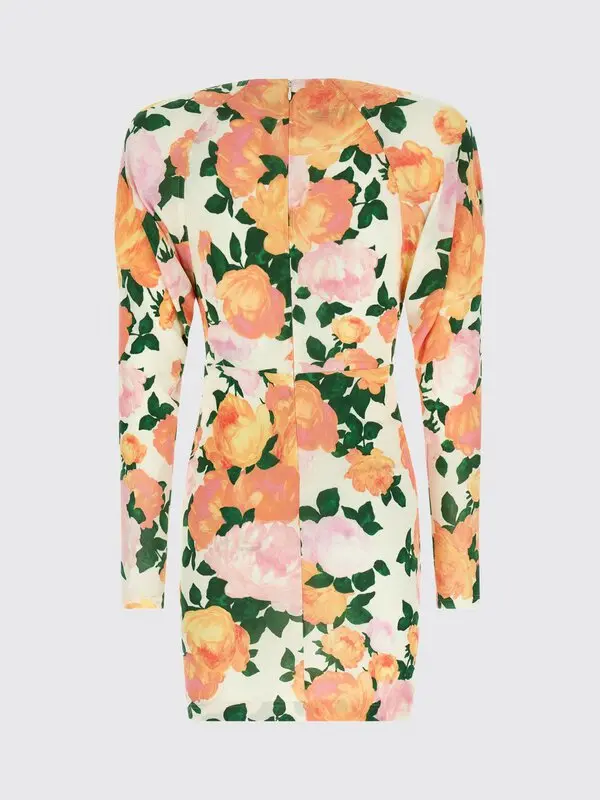 Stella McCartney Floral Ruched Mini Dress - Pink