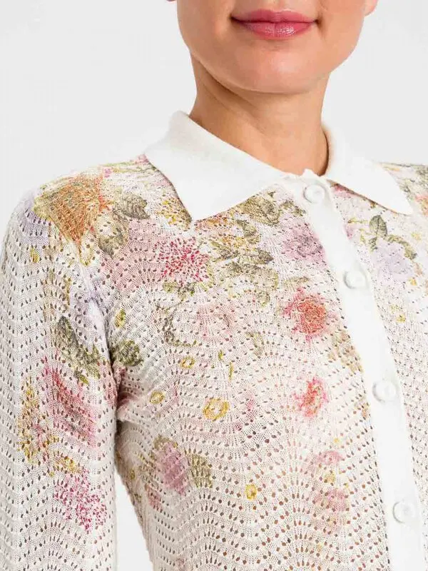 TWINSET Long Sleeve Printed Shirt