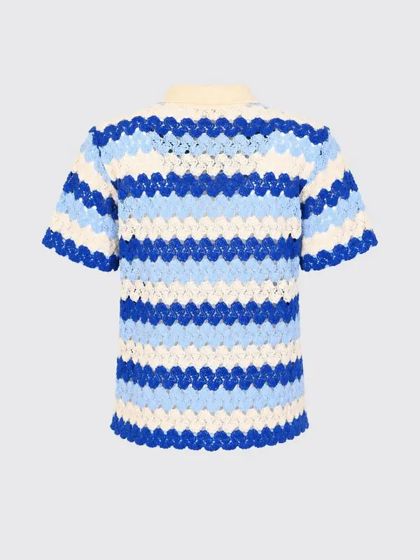 MC2 SAINT BARTH Crocheted Polo Shirt