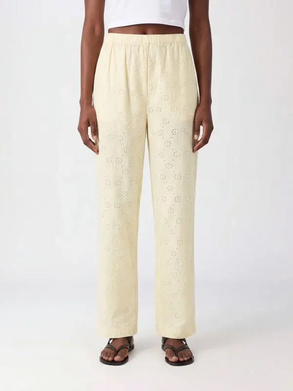 MC2 SAINT BARTH Wide Leg Printed Pants - Grey