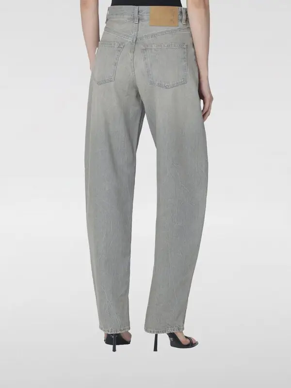 HAIKURE Bibi High-waisted Five-pocket Baggy Jeans - Grey