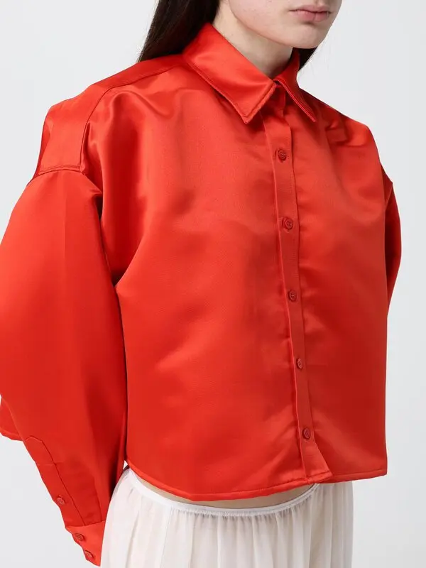 THE FRANKIE SHOP Cropped Button-up Shirt