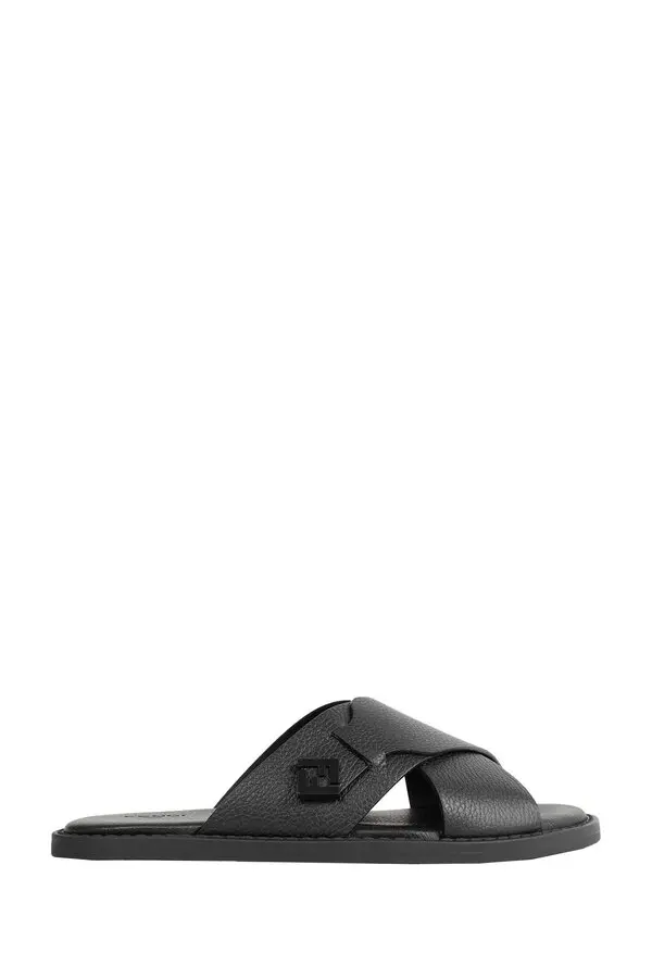 Fendi Squared Ff Slides