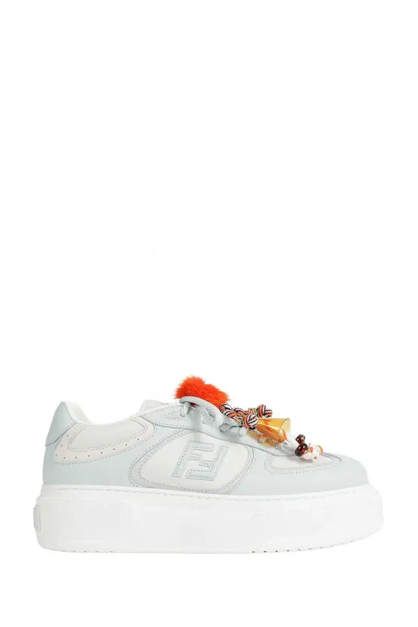 Fendi Match Sneakers With Ff Detailing - Blue