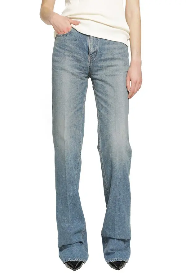 Saint Laurent Yves Flared Jeans - Blue