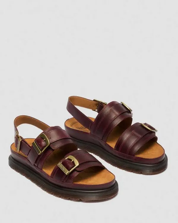 Dr. Martens San Two-strap Leather Sandals
