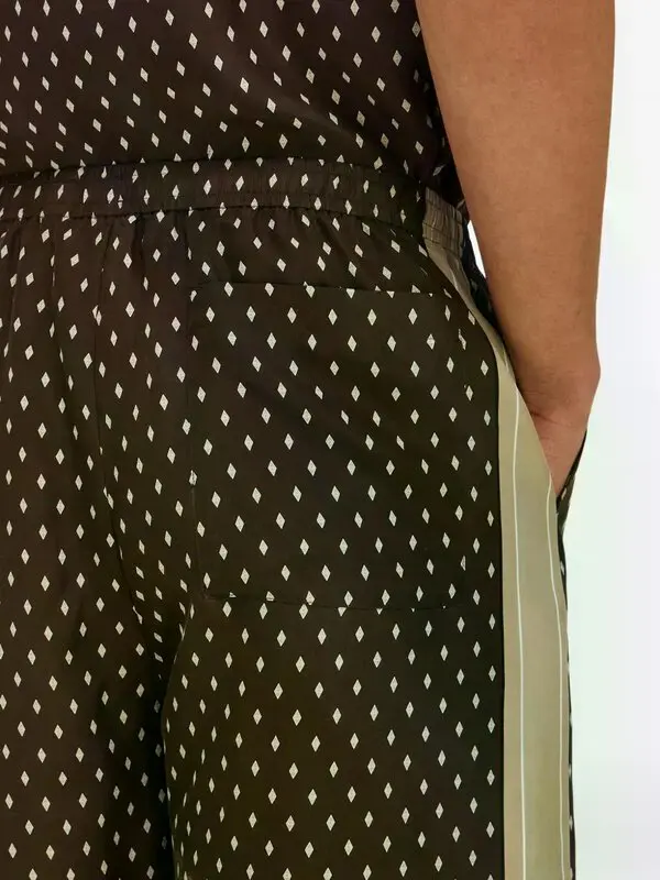 FERRAGAMO Silk Bermuda Shorts