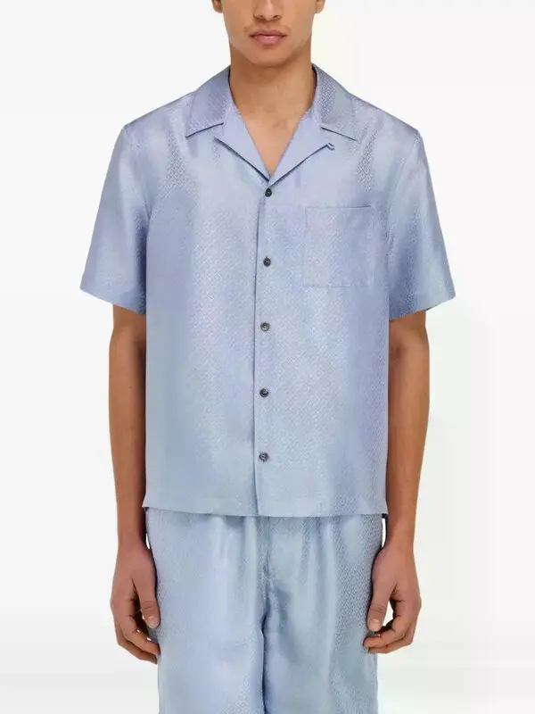 FERRAGAMO Short-sleeve Silk Shirt