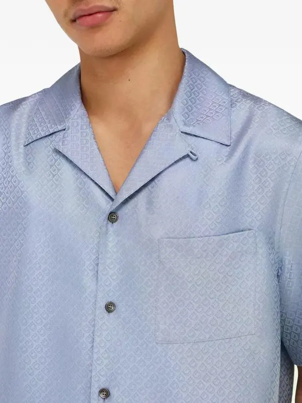 FERRAGAMO Short-sleeve Silk Shirt