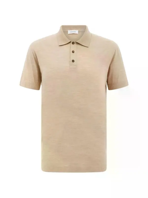 FERRAGAMO Silk Polo Shirt