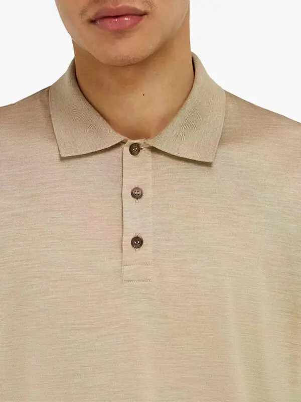 FERRAGAMO Silk Polo Shirt