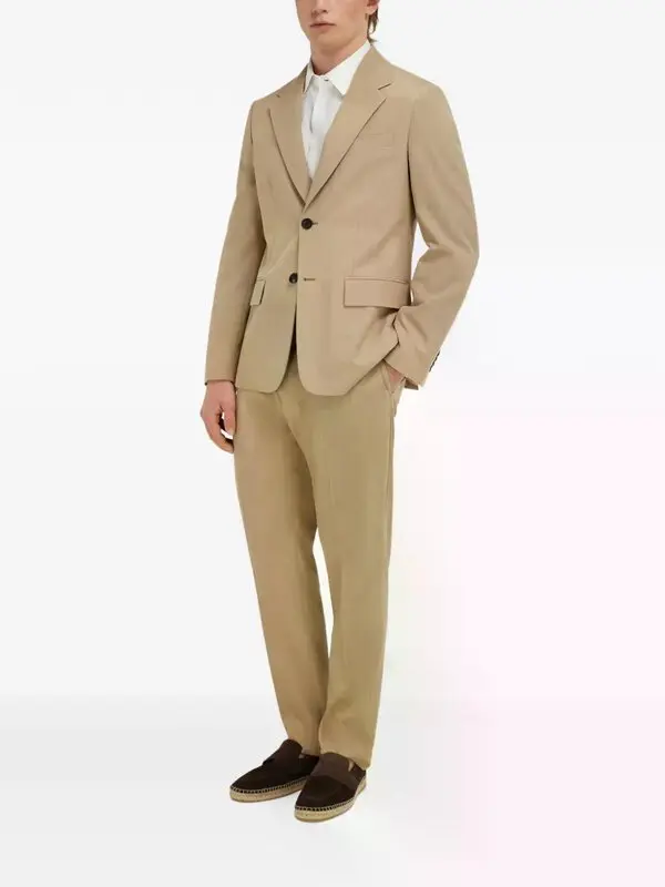 FERRAGAMO Silk And Wool Tailored Trousers