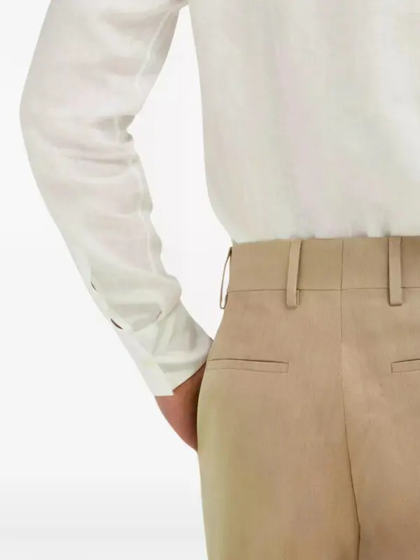 FERRAGAMO Silk And Wool Tailored Trousers