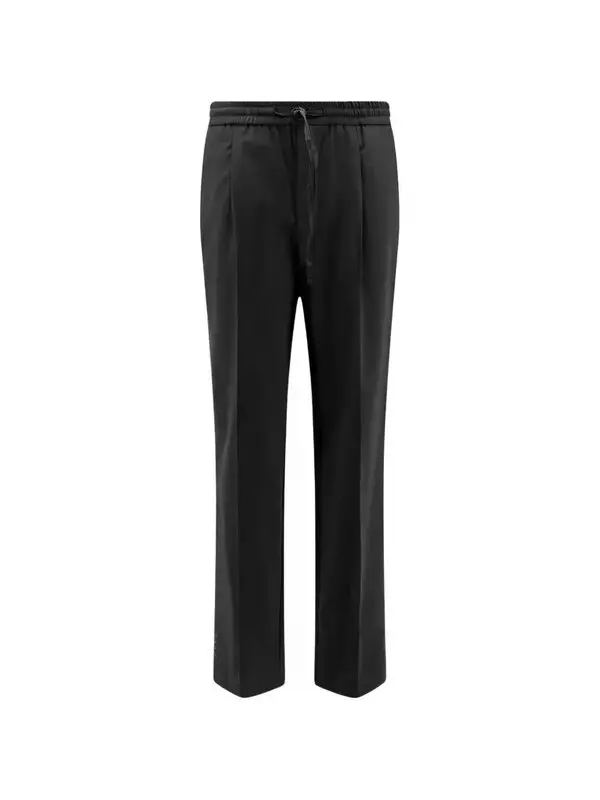 AMARANTO Drawstring Elasticated-waist Trousers