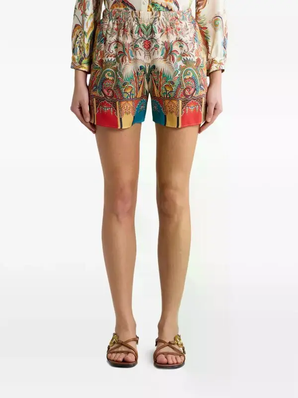 Etro Silk Mini Short