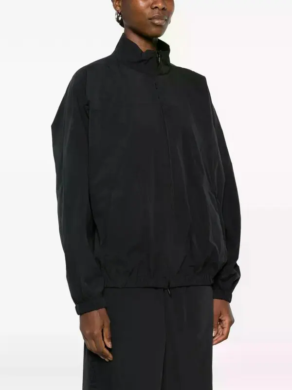 Alexander Wang Logo Perforated Zip-up Jacket