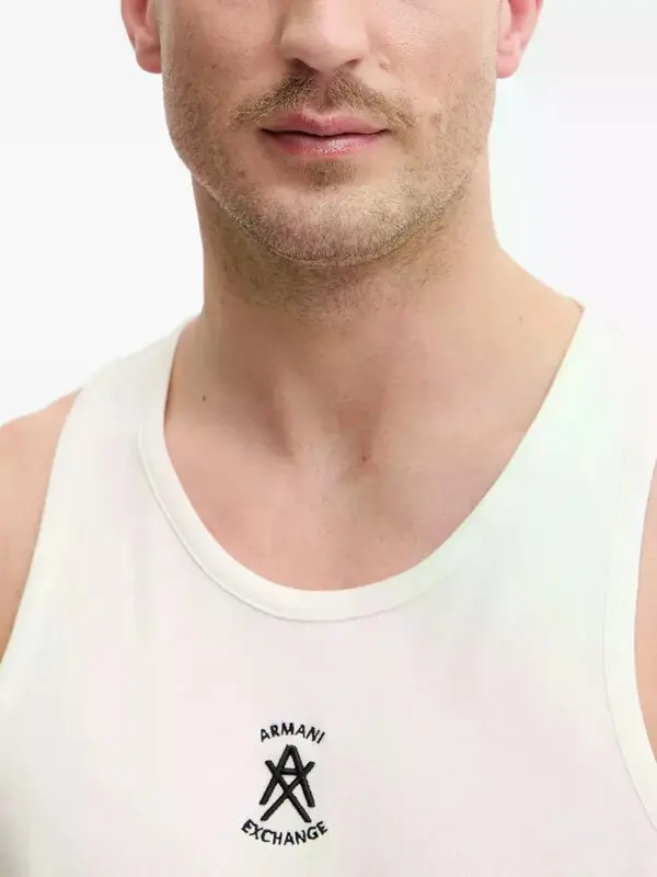 Armani Exchange Logo Detail Tank Top