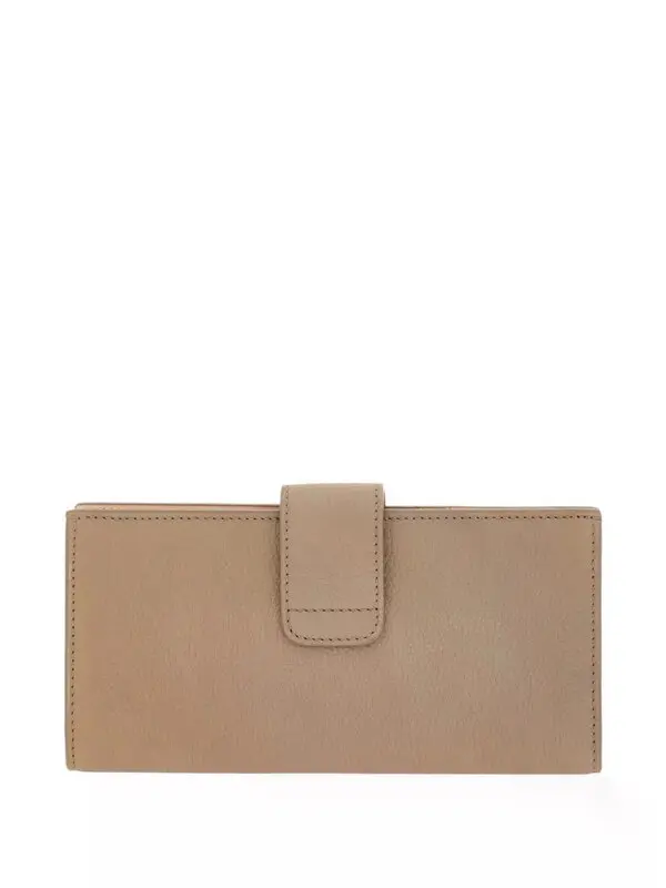 FERRAGAMO Double Gancini Continental Wallet - Neutrals