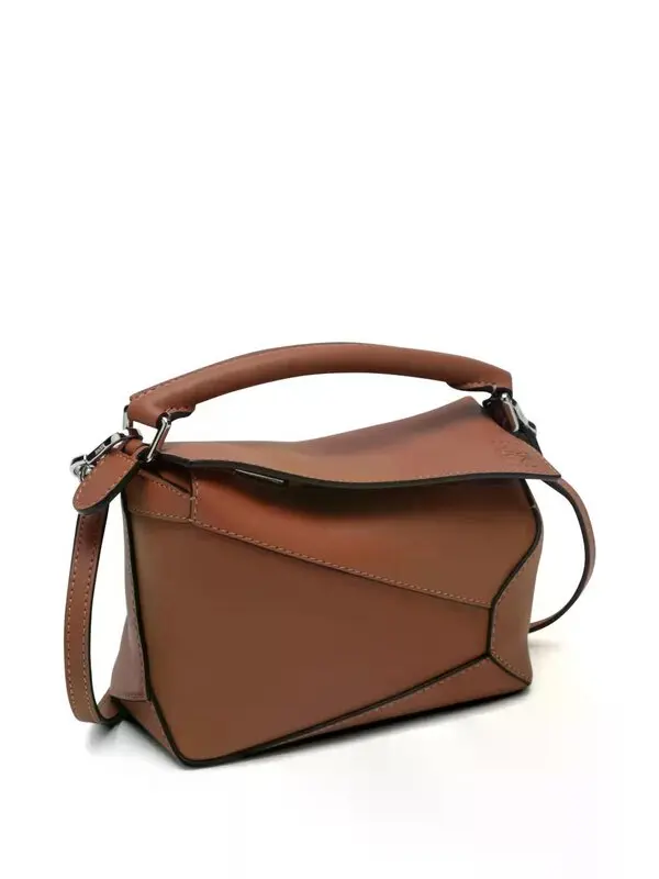 Loewe Mini Puzzle Edge Tote Bag - Brown