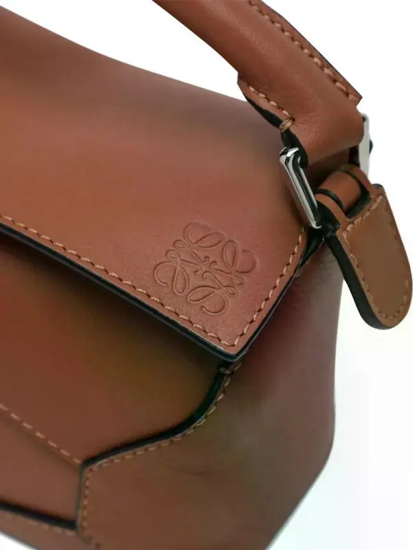 Loewe Mini Puzzle Edge Tote Bag - Brown