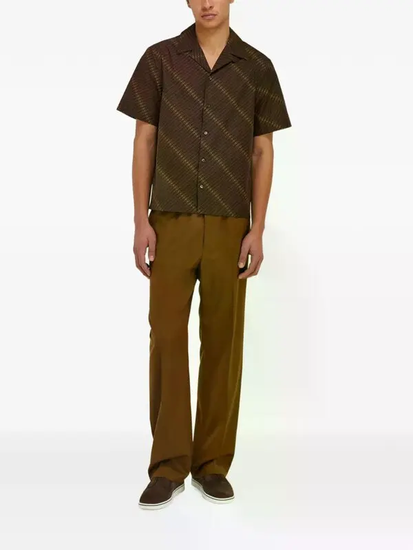 FERRAGAMO Short-sleeve Bowling Shirt