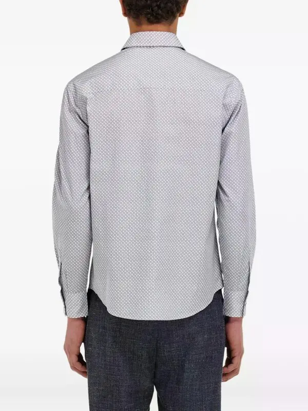 FERRAGAMO Micro-patterned Shirt