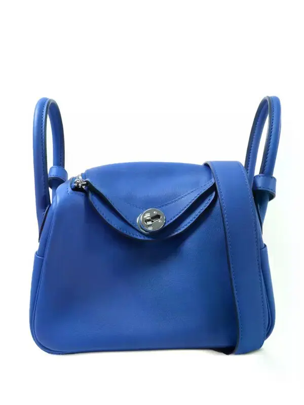 Hermès Mini Lindy Tote Bag - Blue