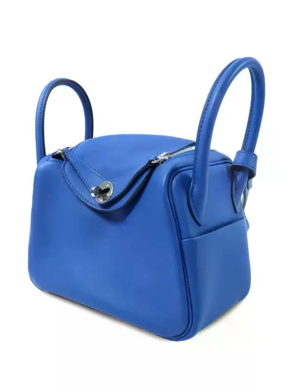 Hermès Mini Lindy Tote Bag - Blue